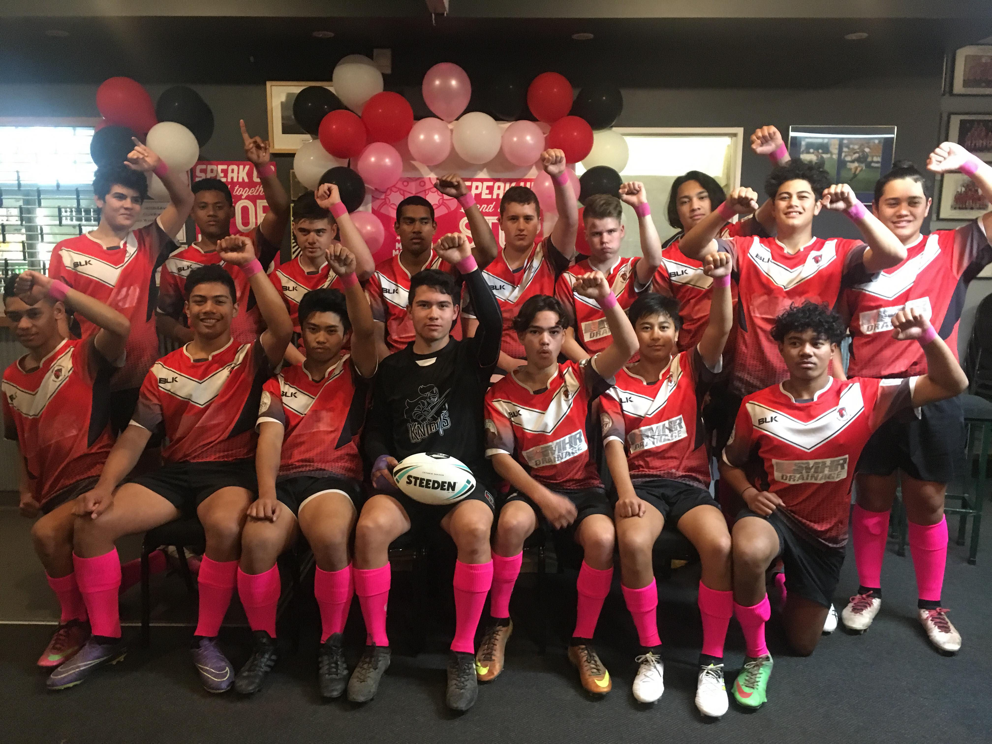 KNIGHTS GO PINK TO SPREAD ANTI-BULLYING MESSAGE - Canterbury Rugby ...