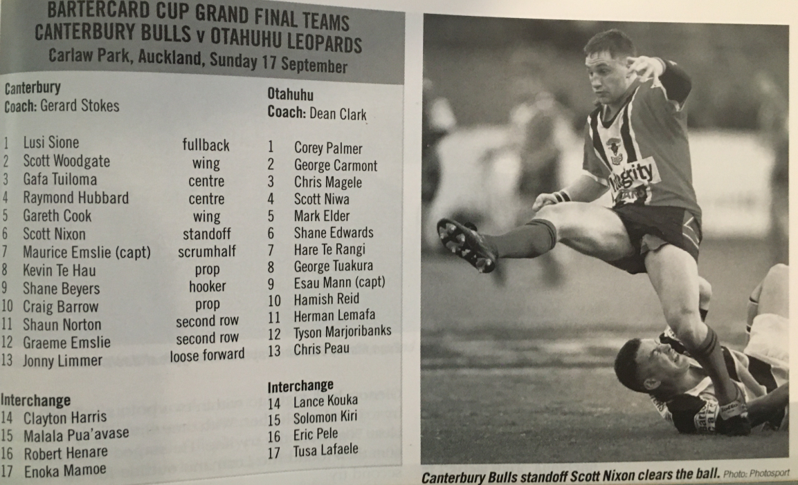 NEW BREED USHER IN 20 YEARS OF THE BULLS - Canterbury Rugby League ...